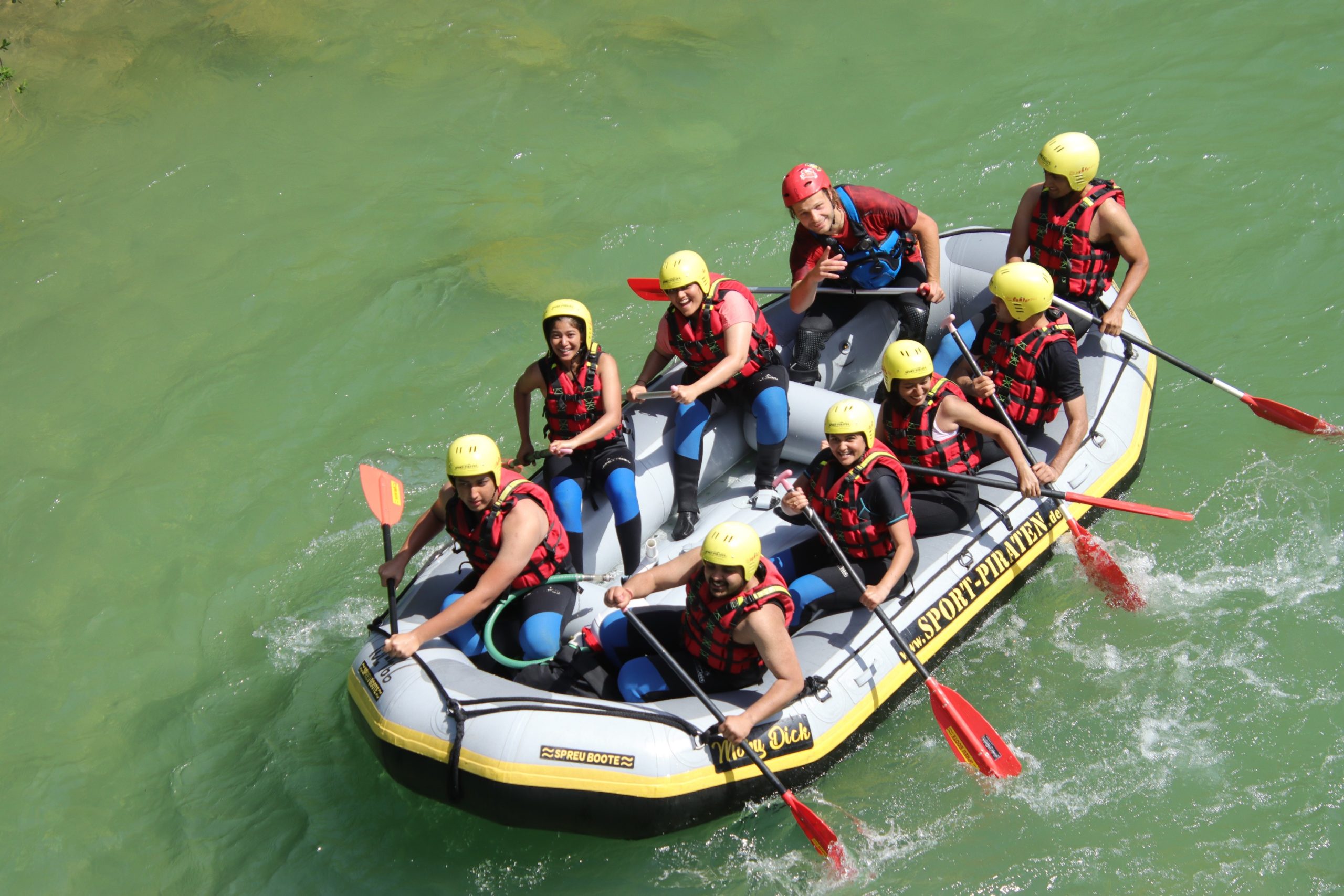 Isar Rafting Bayern | Lenggries bis Bad Tölz I Kommt an Bord